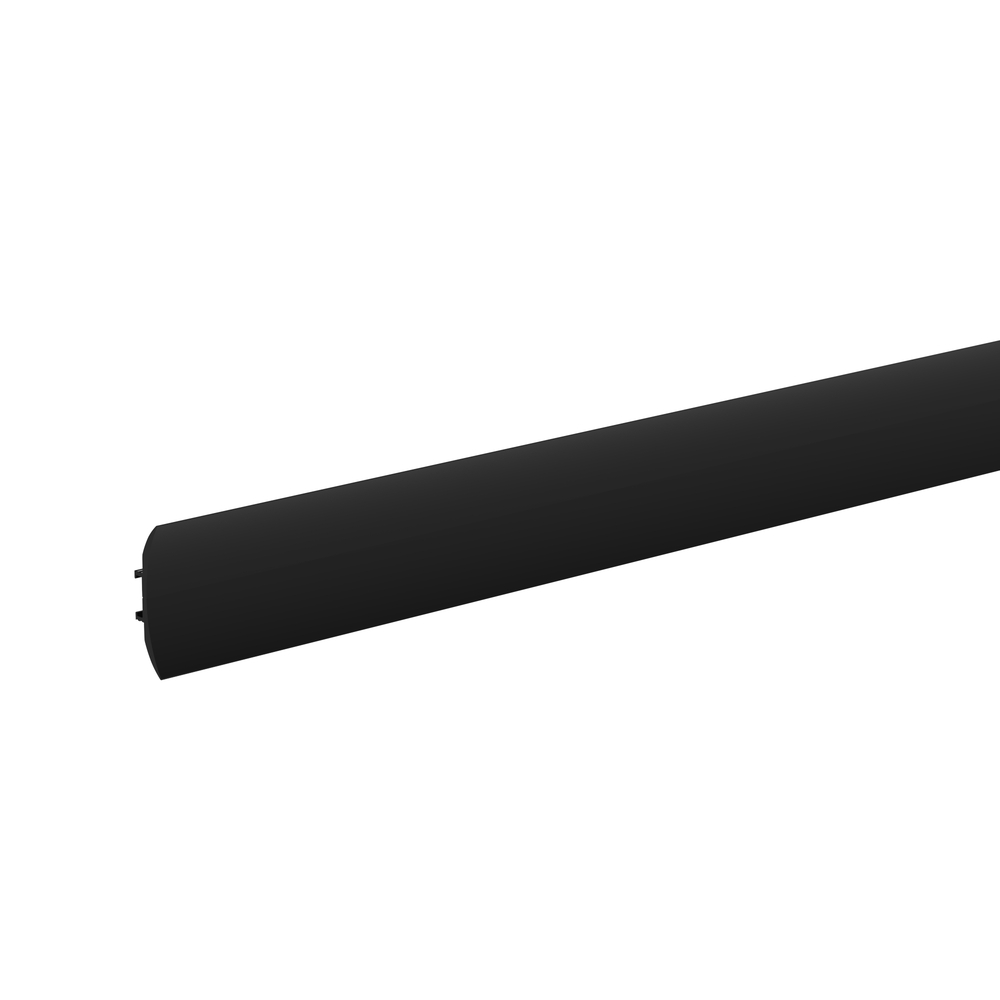 Fronton M521, pour M520, noir, L: 2m | Myled Sàrl